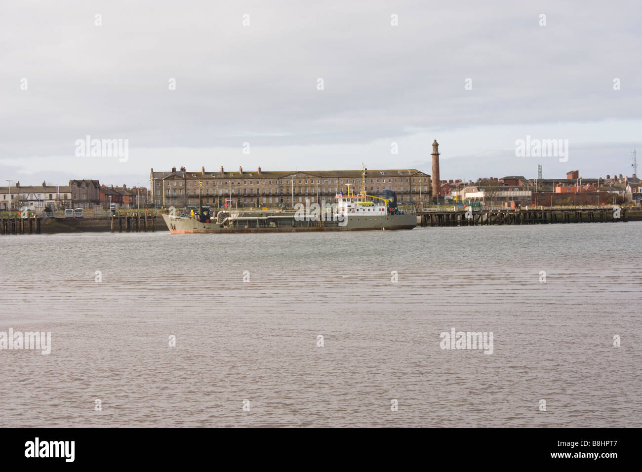 Fleetwood from Knott End on Sea Lancashire Stock Photo - Alamy