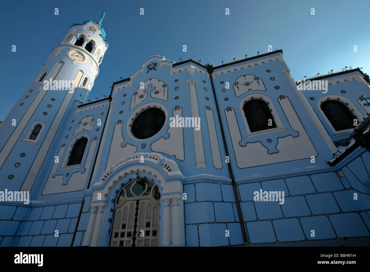 The Catholic Church of St. Elisabeth commonly known as the Blue Church ...