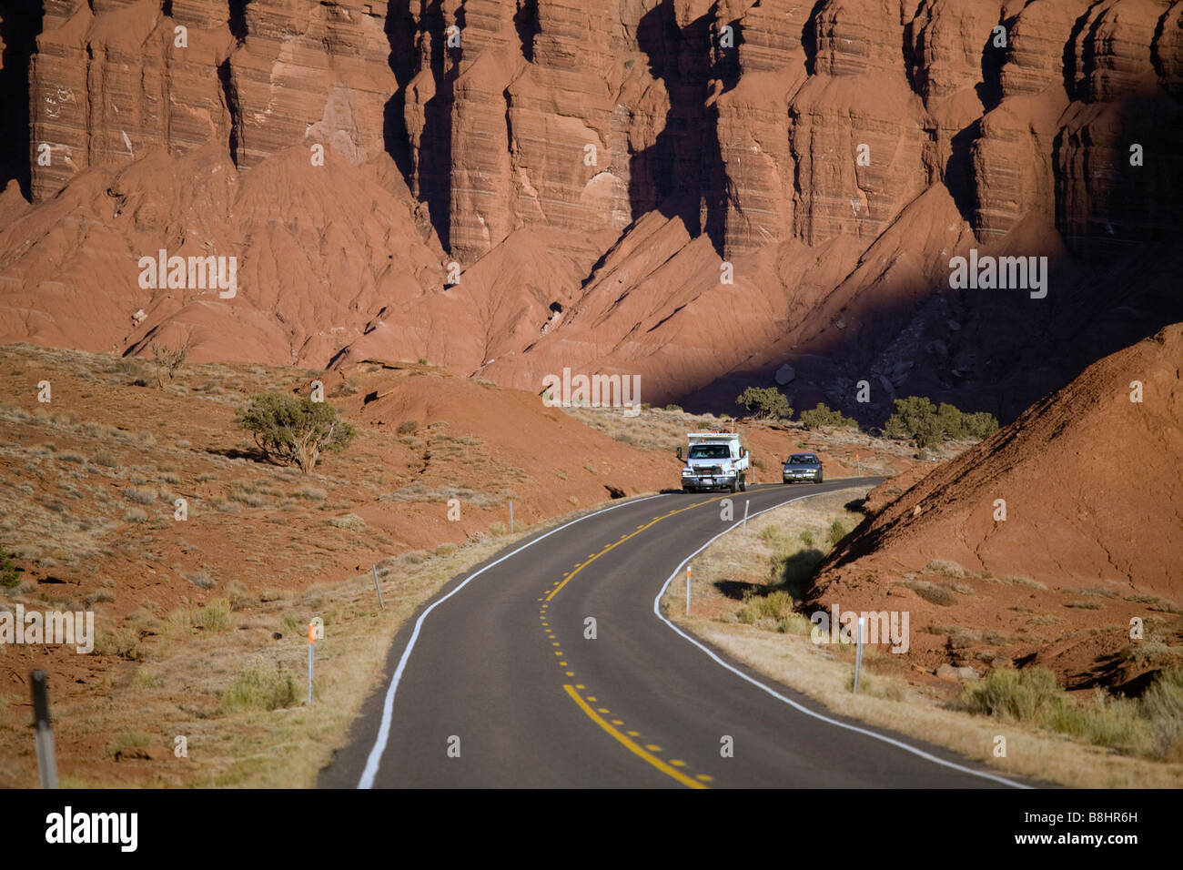 Utah Highway 24 in Capitol Reef National Park Utah Stock Photo - Alamy