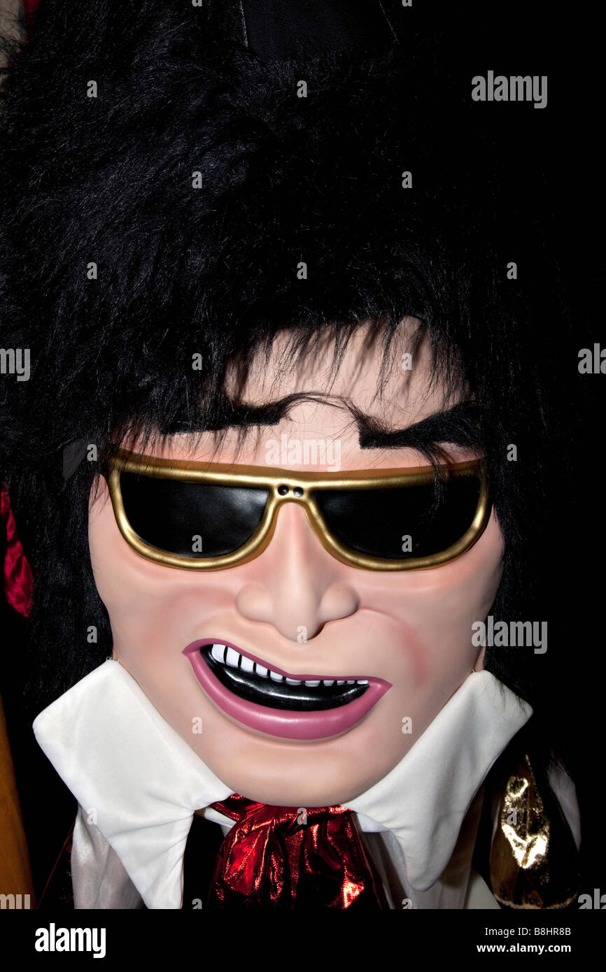 Elvis mask Stock Photo - Alamy