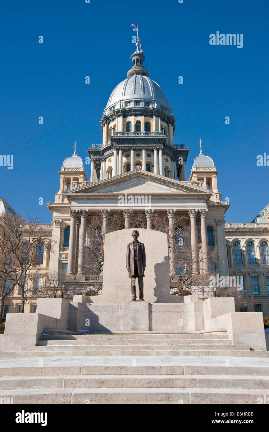 Illinois state capital building in hi-res stock photography and images ...