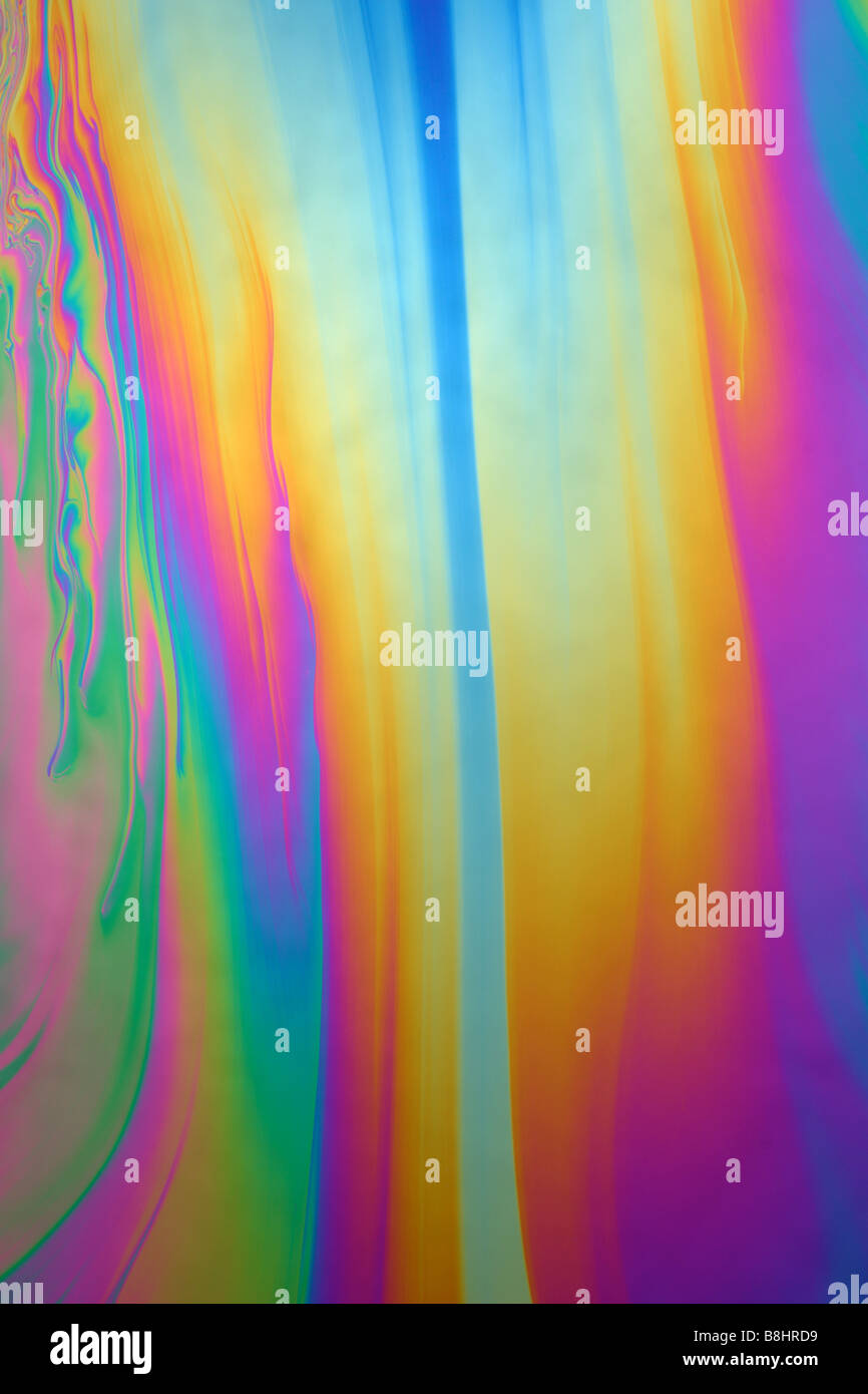 Optical Interference in a Soap Film Stock Photo - Alamy