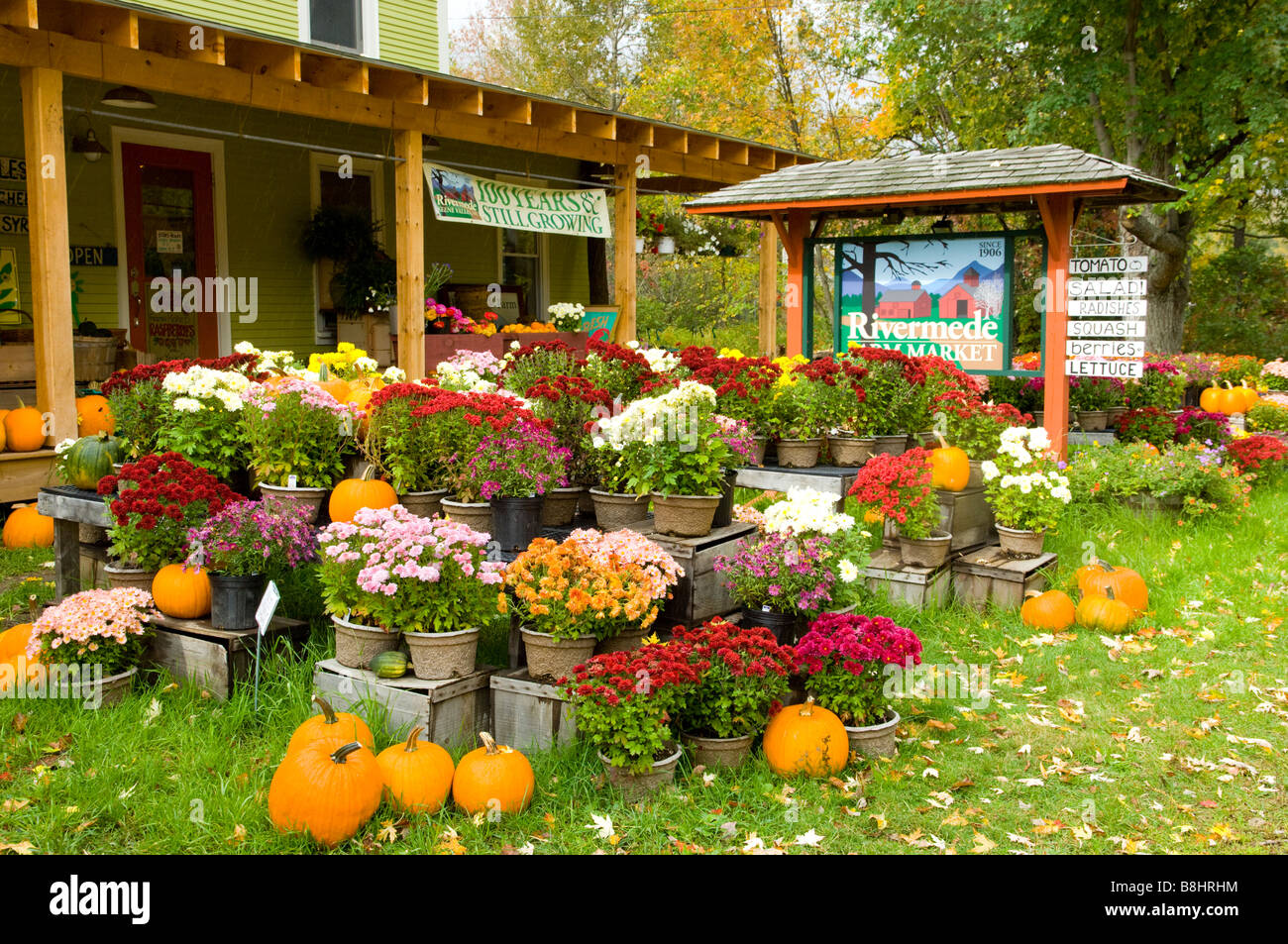 The Rivermede Farm Market store in Keene Valley New York USA Stock ...