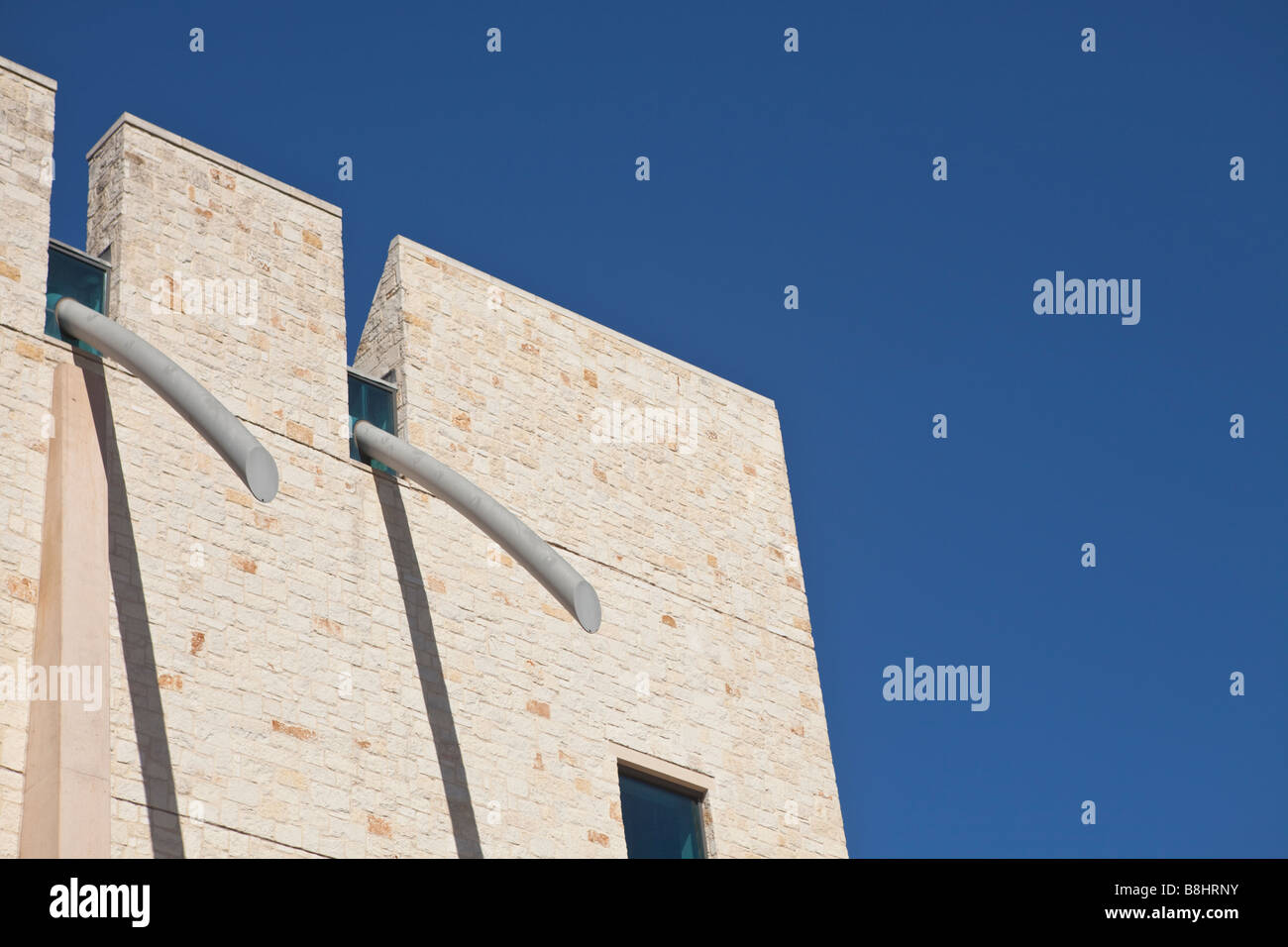 Detail of the Henry B Gonzalez convention center in downtown San ...