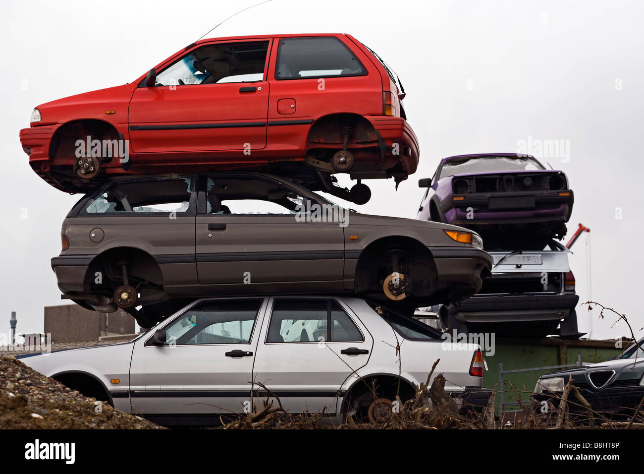 Car cemetery hi-res stock photography and images - Alamy
