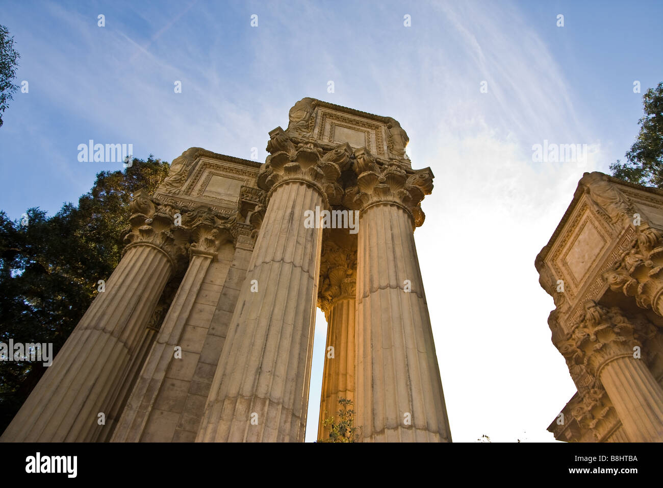 Columns at Palace of Fine Arts, San Francisco Stock Photo - Alamy