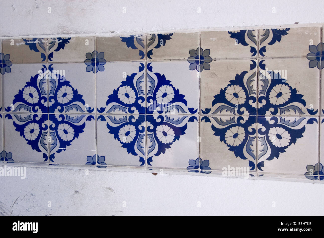 Portuguese colonial blue white tiles hi-res stock photography and ...