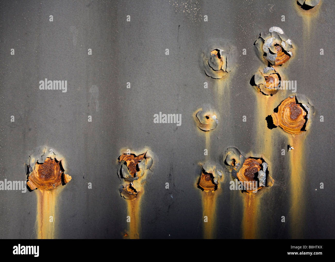 Rusty steel panel Stock Photo - Alamy