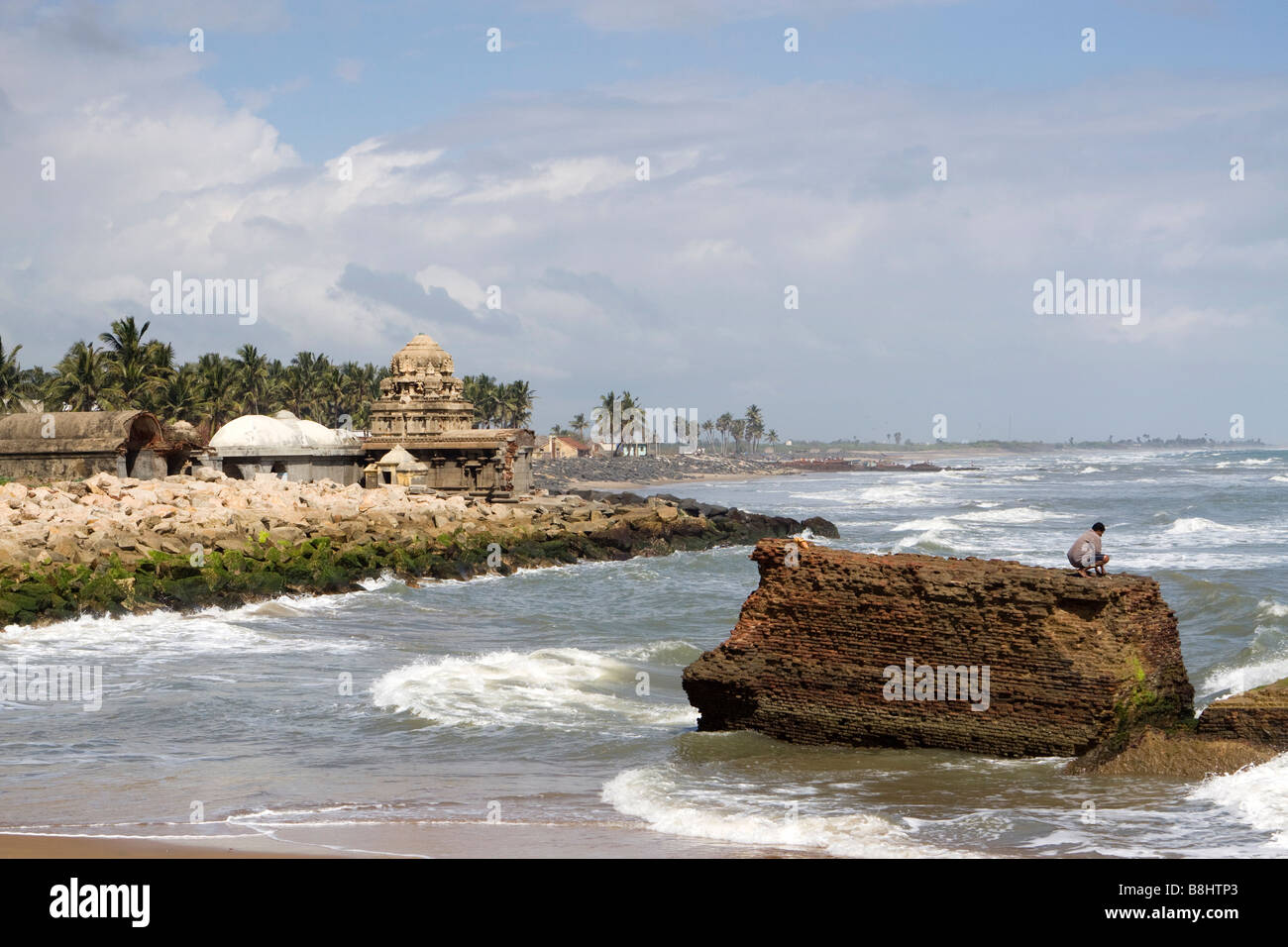 India Tamil Nadu Tranquebar Tharangambadi old Danish ruins of colonial ...