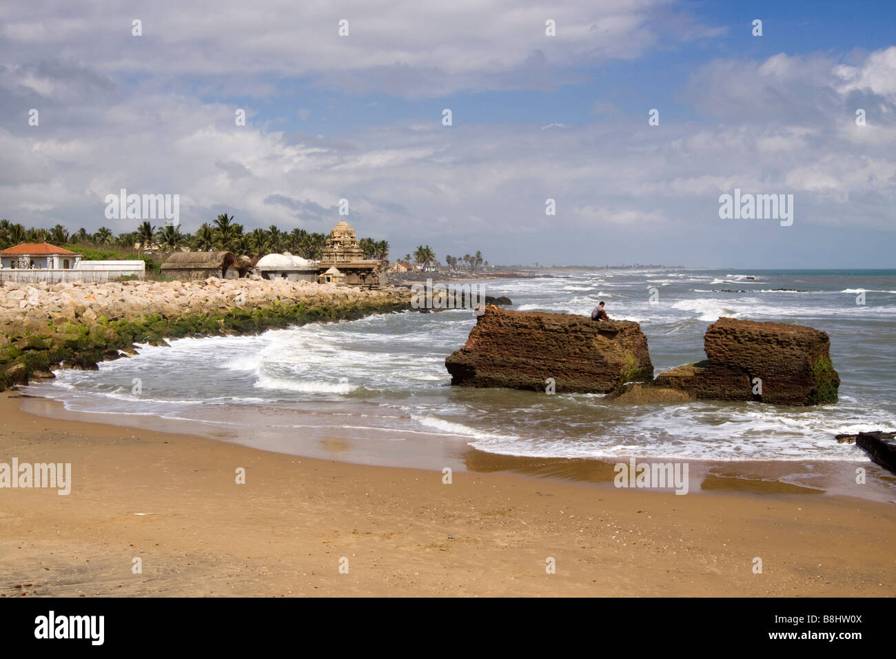 India Tamil Nadu Tranquebar Tharangambadi old Danish ruins of colonial ...