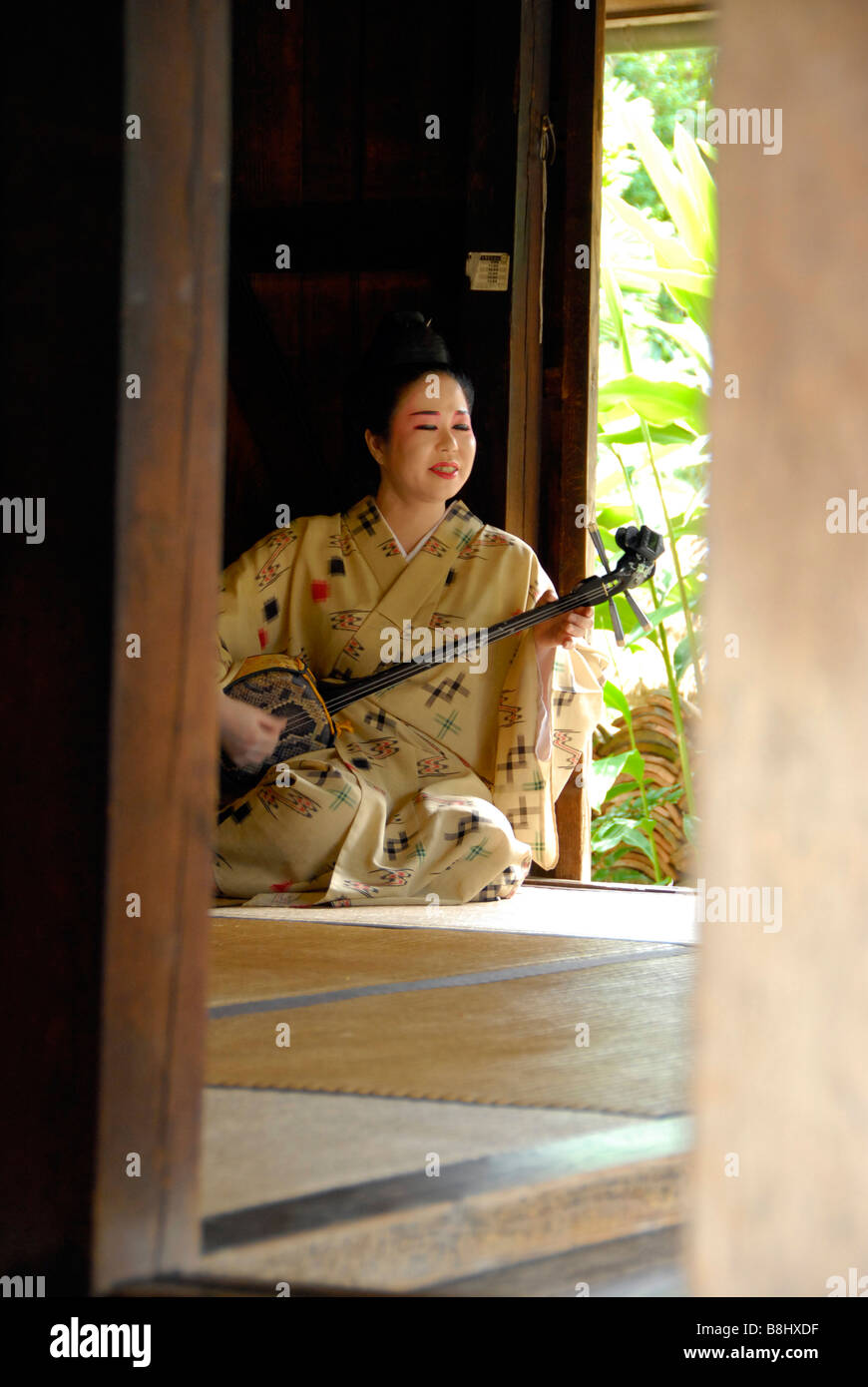 Japan shamisen hi-res stock photography and images - Alamy