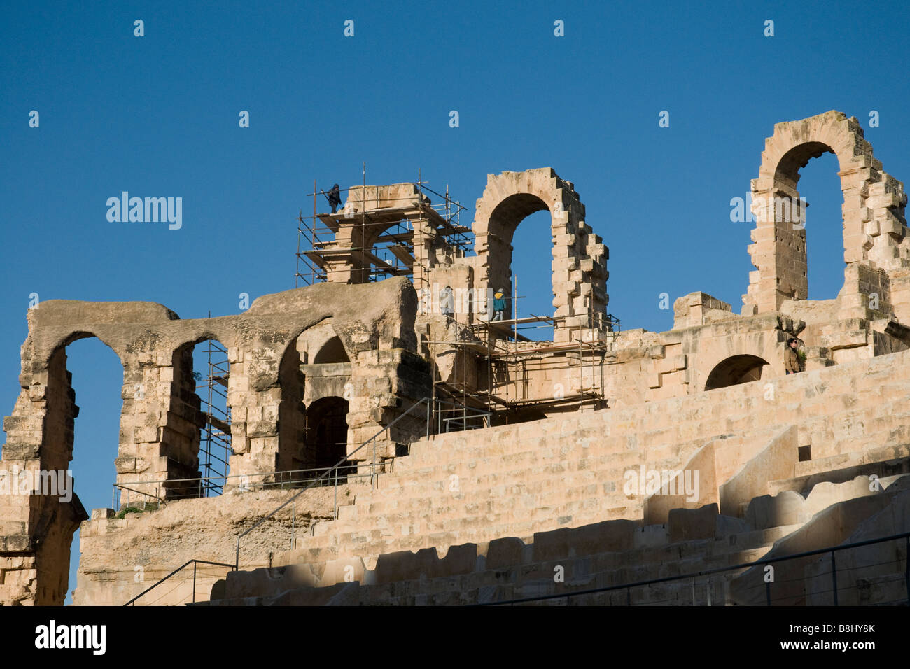 Restoration of a few arches shows the monumental scale ot the colossal ...