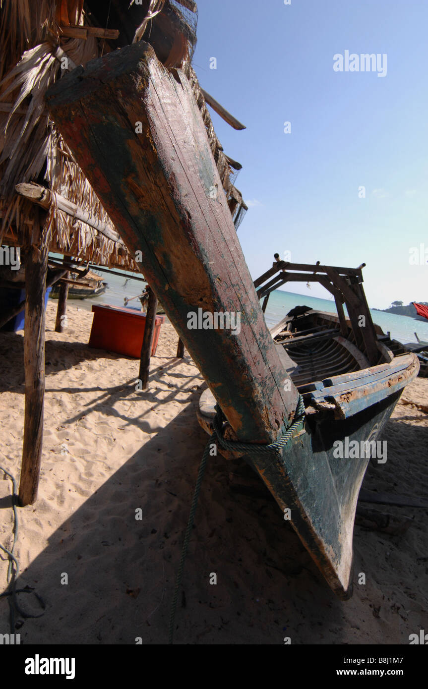 Moken boat at Surin Island(Koh),PhangNga,Southern Thailand Stock Photo ...