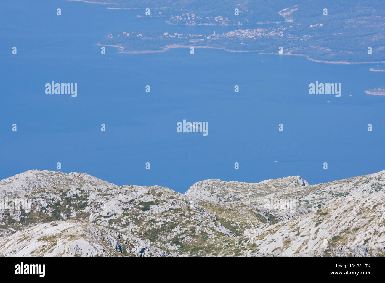 Croatia,Biokovo National Park,view from top of Sv. Jure mountain Stock ...