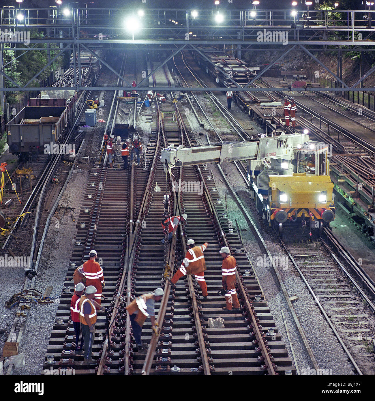 Working around the clock, contractors replacing sections of worn-out ...