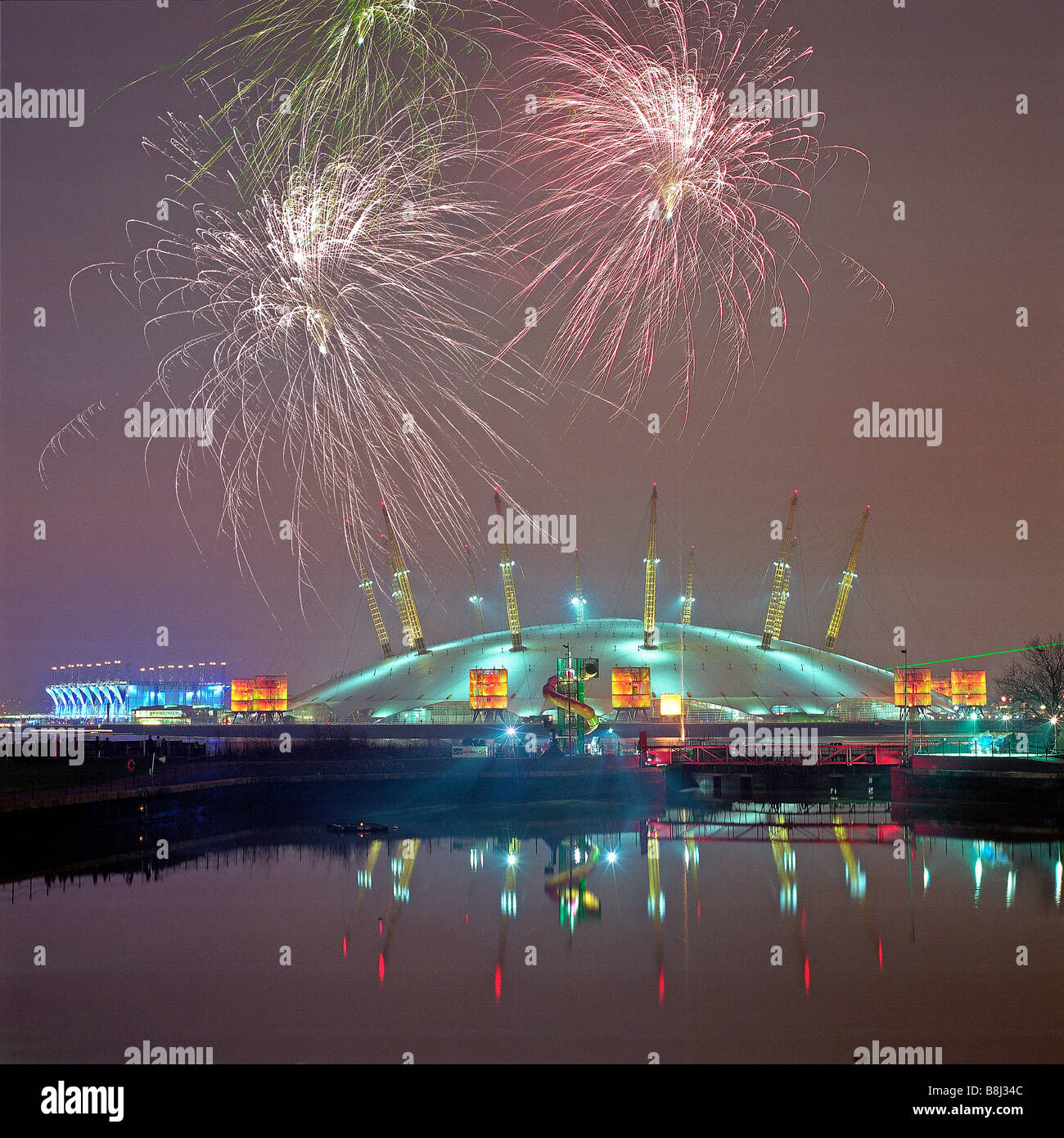 Millennium dome fireworks hi-res stock photography and images - Alamy