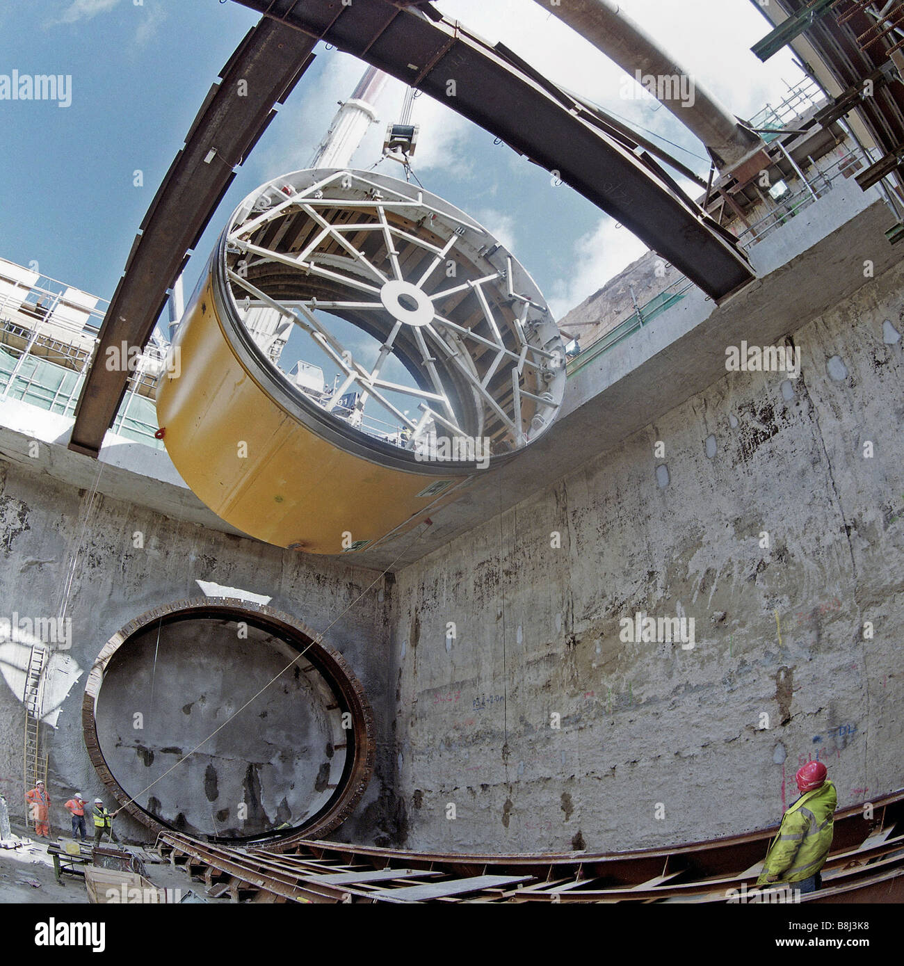 Tunnel boring machine 'Milly the Muncher' for the Thames Tunnel on the ...