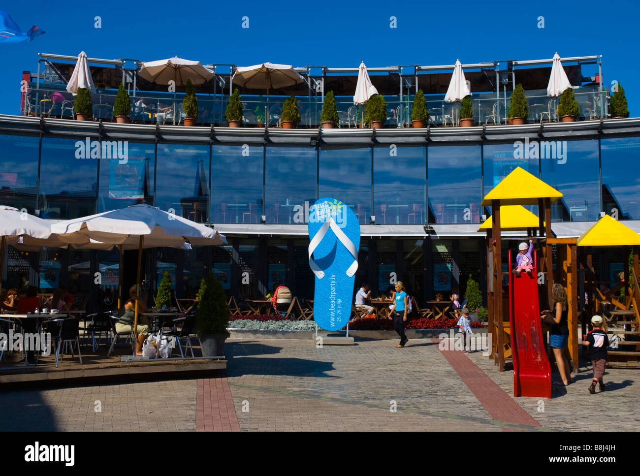 Pablo rock cafe entrance in Liepaja Latvia Europe Stock Photo - Alamy