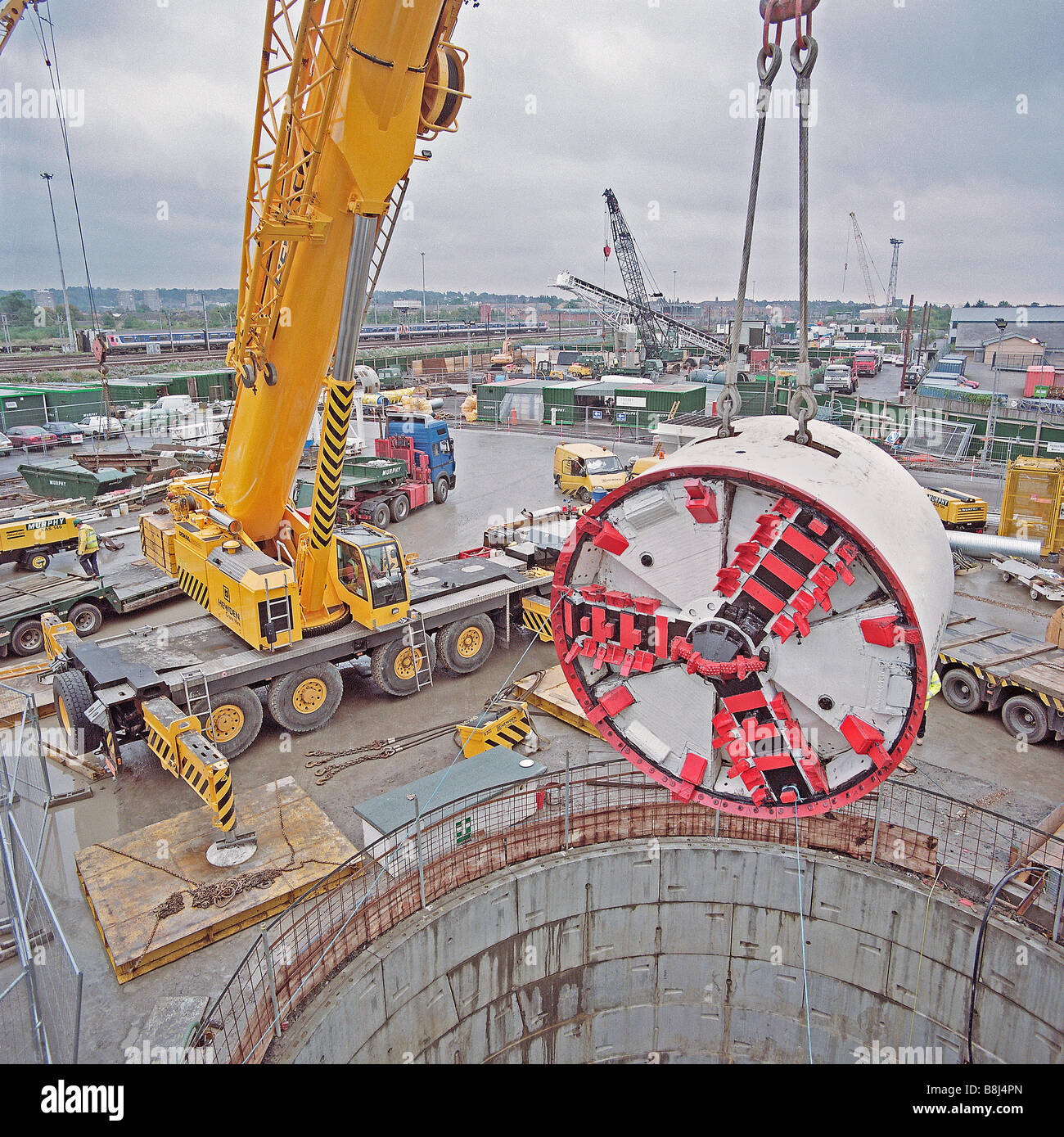 Tunnel boring machine tbm tunnelling underground excavation hi-res ...