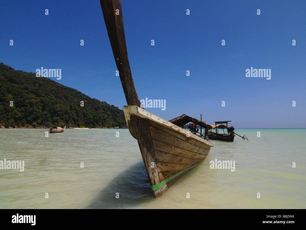 Moken boat,Surin Island(Koh),PhangNga,Southern Thailand Stock Photo - Alamy