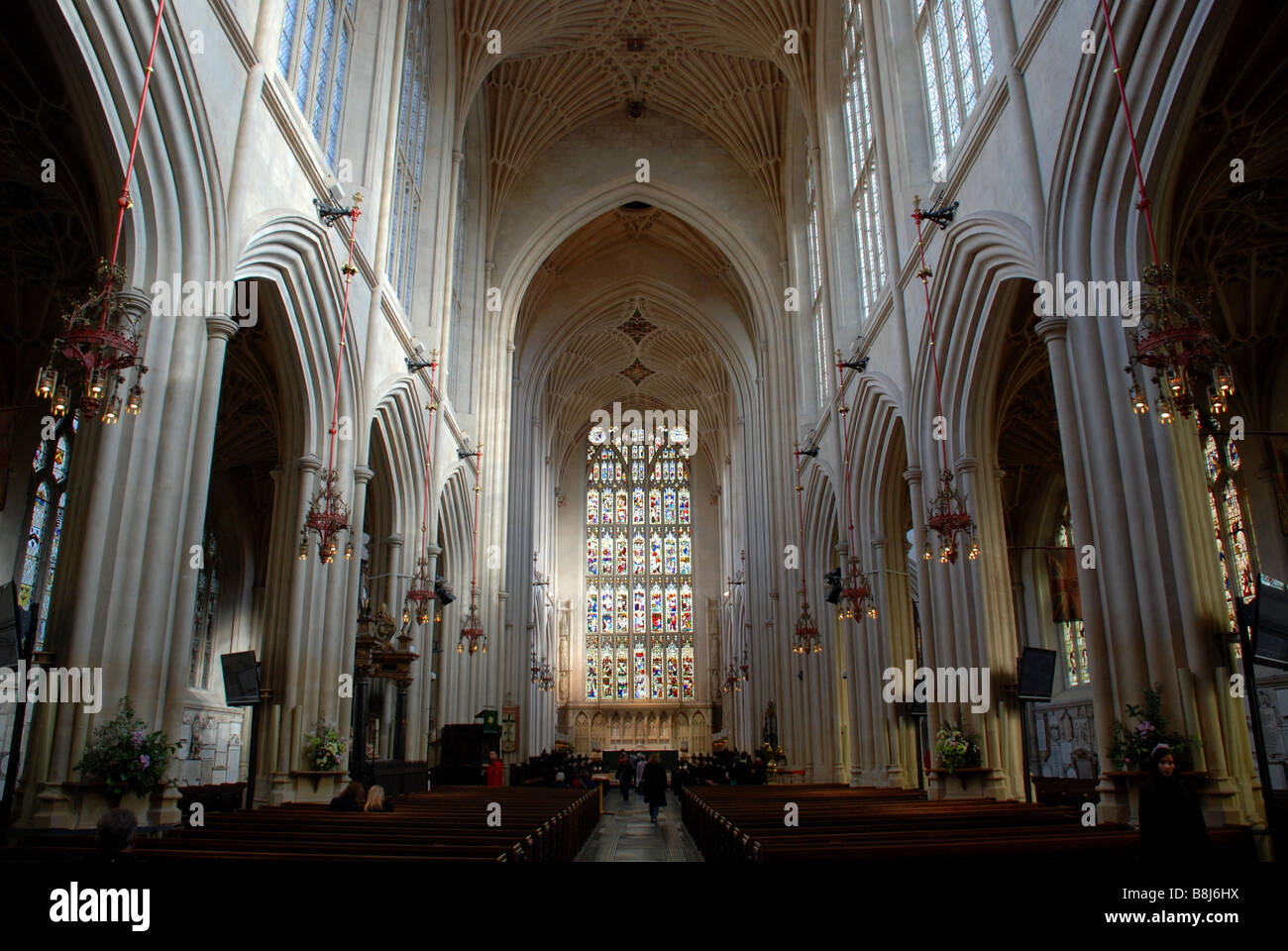 St Michael's church interior in Bath, England Stock Photo - Alamy