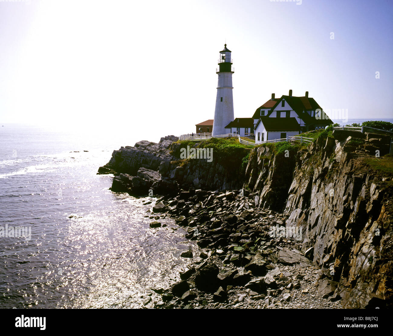 Portland head lighthouse tourist hi-res stock photography and images ...