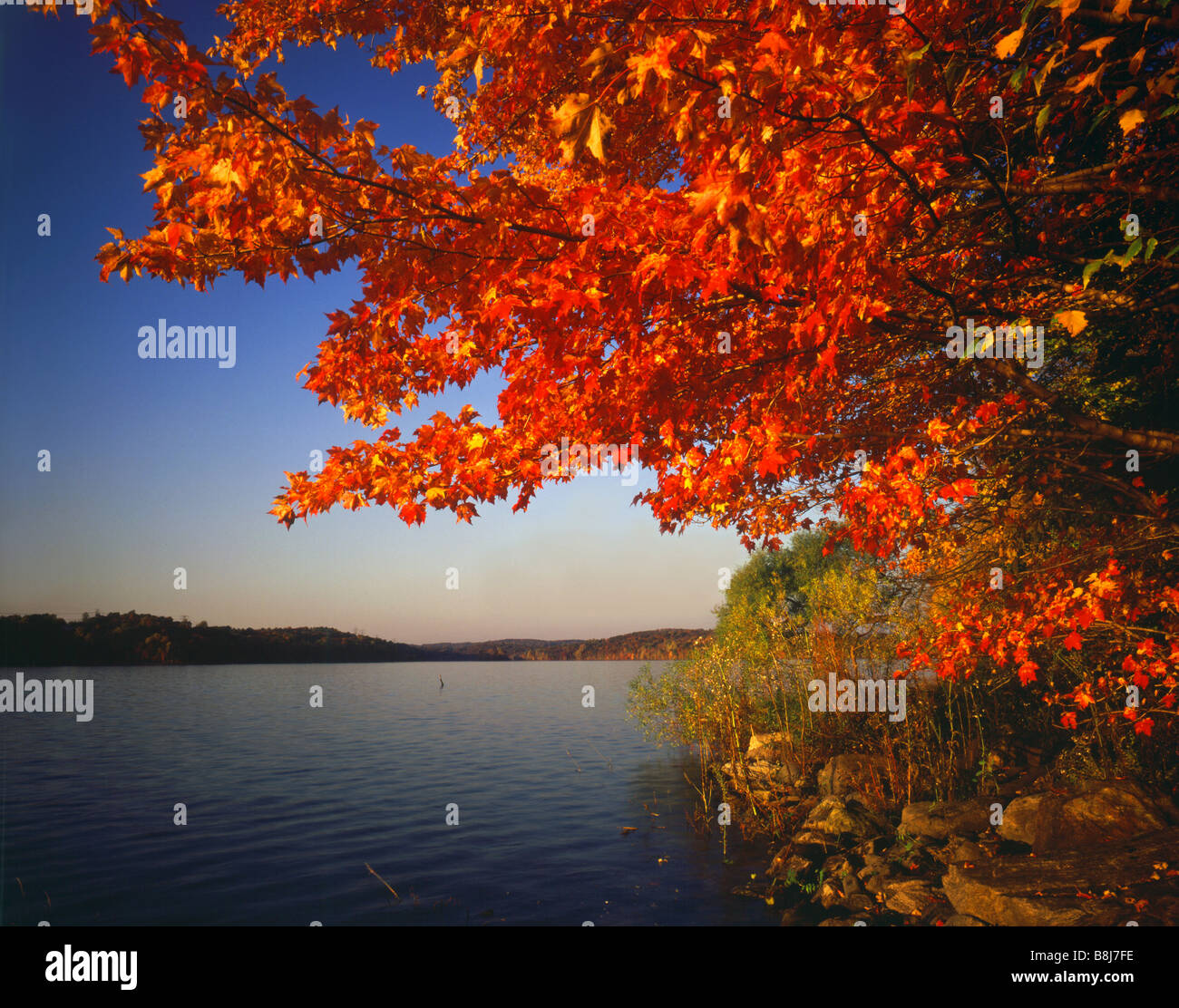Kensico Reservoir at fall NYS USA Stock Photo - Alamy