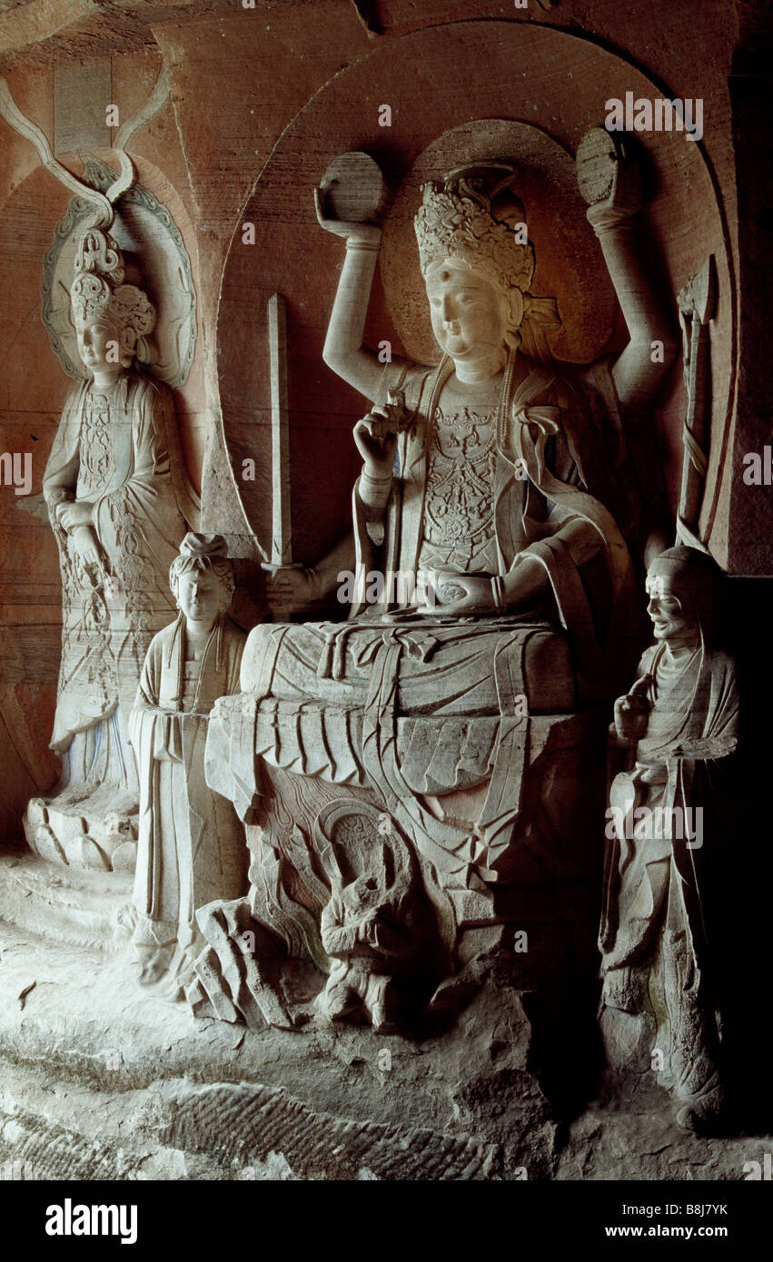 Dazu cave hi-res stock photography and images - Alamy