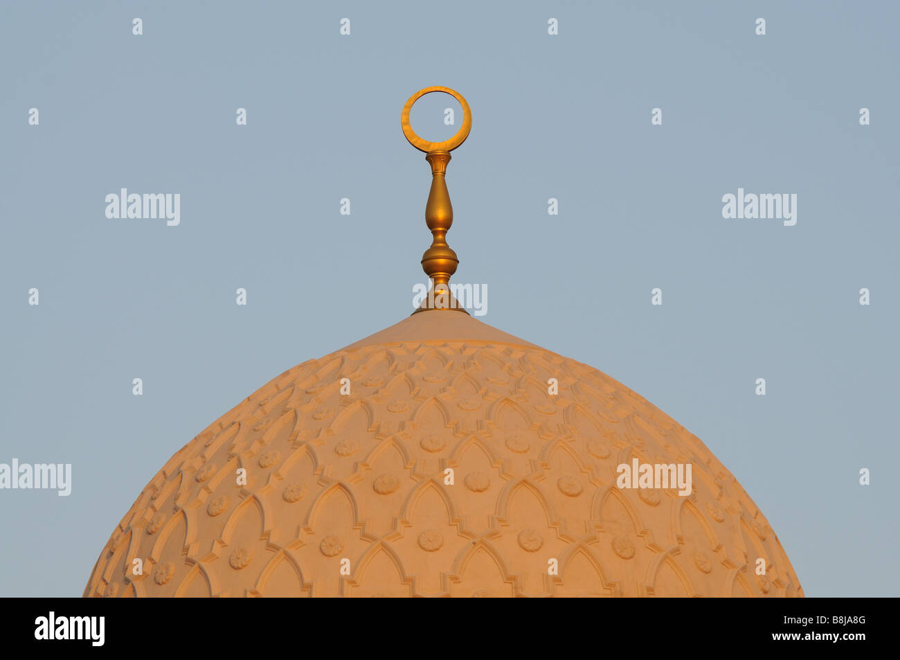 Cupola of the Jumeirah Mosque in Dubai Stock Photo - Alamy