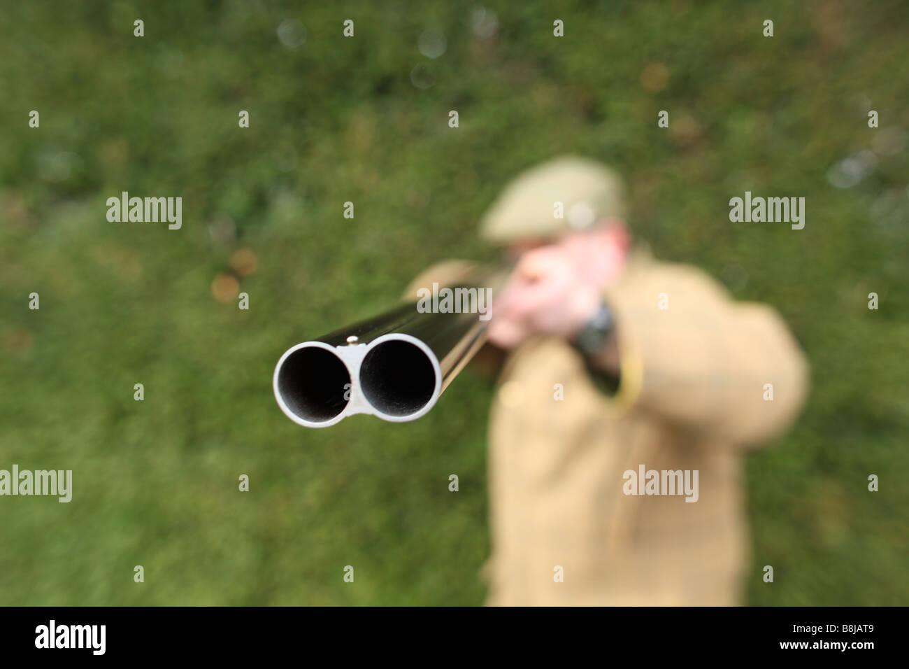 Looking Down A Pistol Barrel