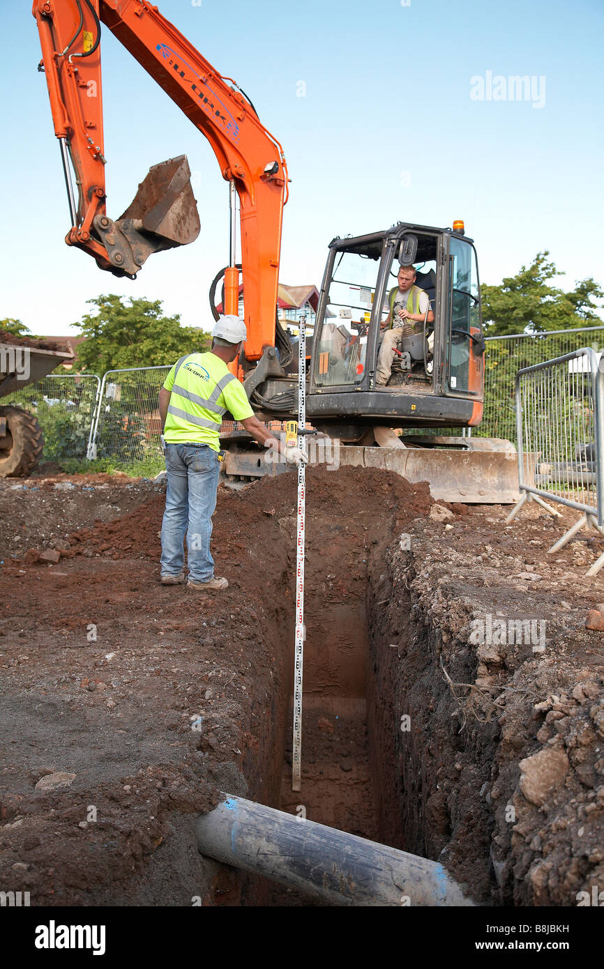 Excavation trench hi-res stock photography and images - Alamy