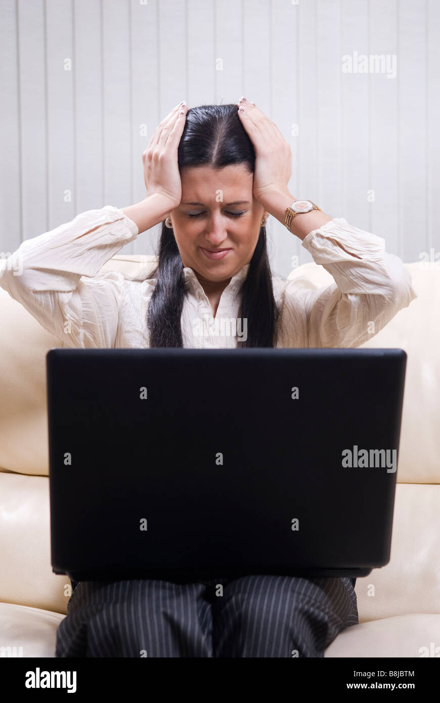 Lady frustrated hi-res stock photography and images - Alamy
