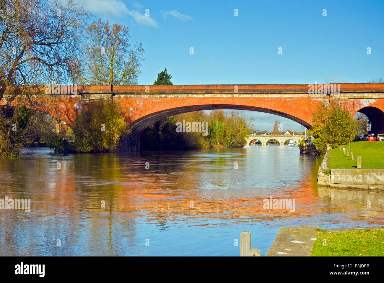 Brunel's Railway Bridge at Maidenhead Stock Photo - Alamy