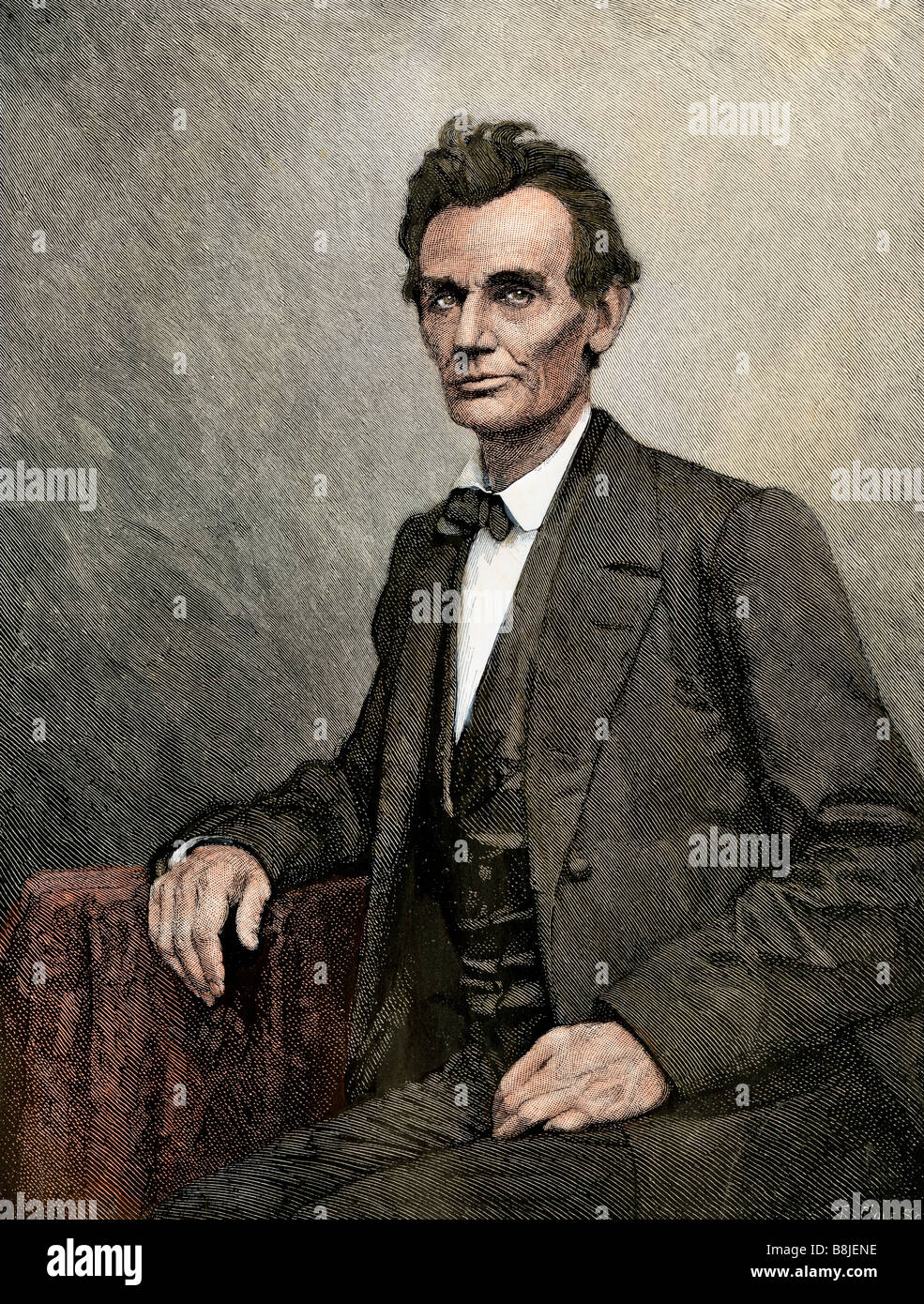 Abraham Lincoln in 1860 two days after his nomination as the Republican ...