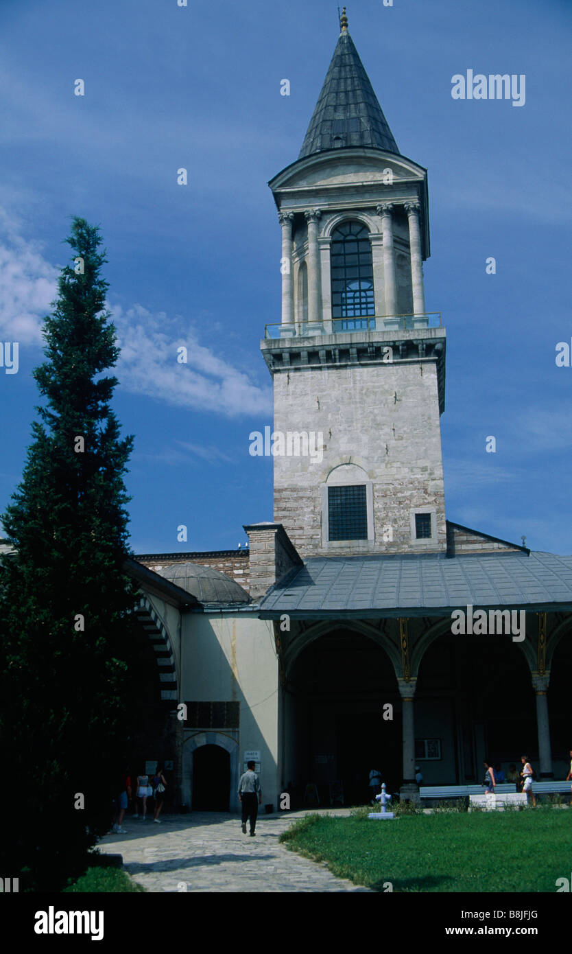 Topkapi palace The Justice Tower ISTANBUL TURKEY Stock Photo - Alamy