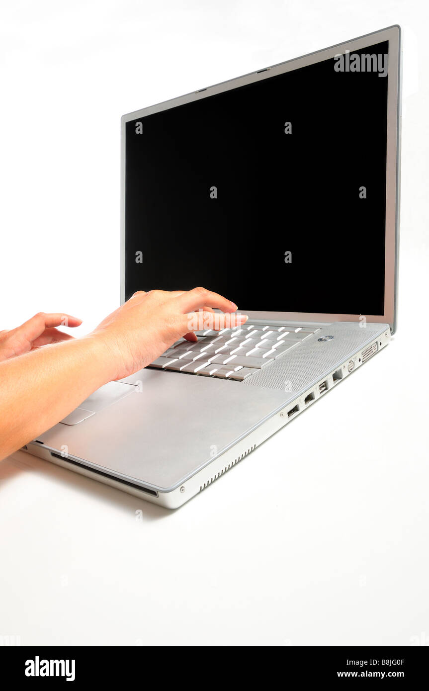 Workplace typing Cut Out Stock Images & Pictures - Alamy
