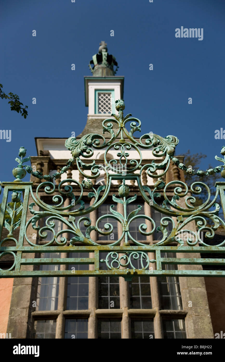 Hercules Hall in the Italianate village of Portmeirion in Snowdonia ...