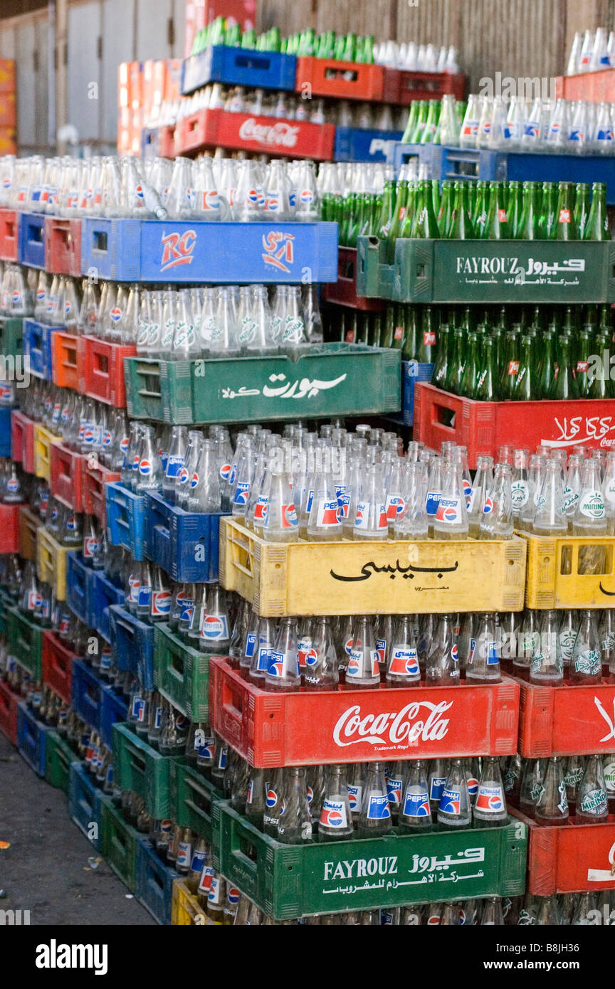 Stacks of empties Stock Photo - Alamy