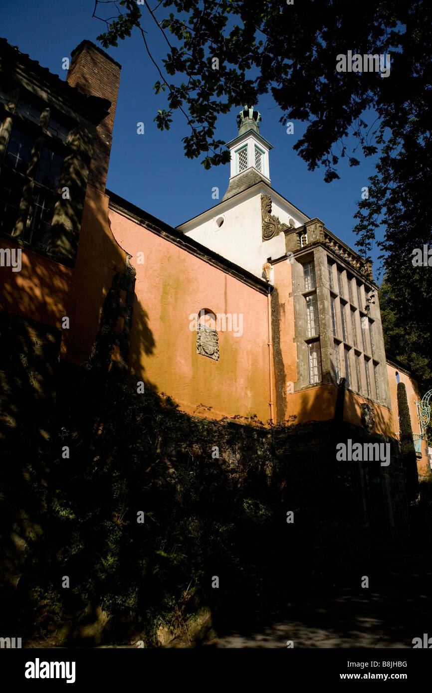 Hercules Hall in the Italianate village of Portmeirion in Snowdonia ...
