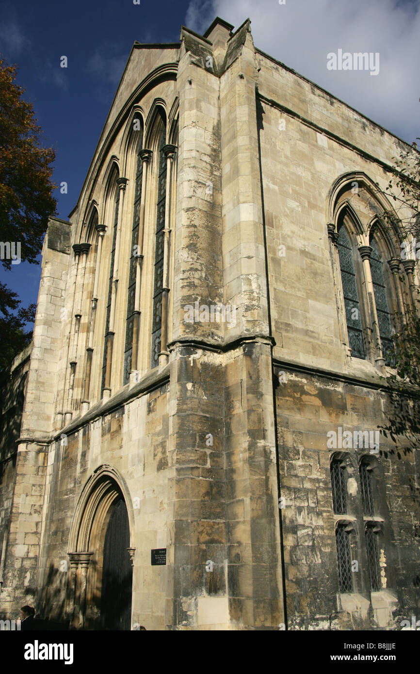 City of York, England. The former Archbishop of York private chapel is ...