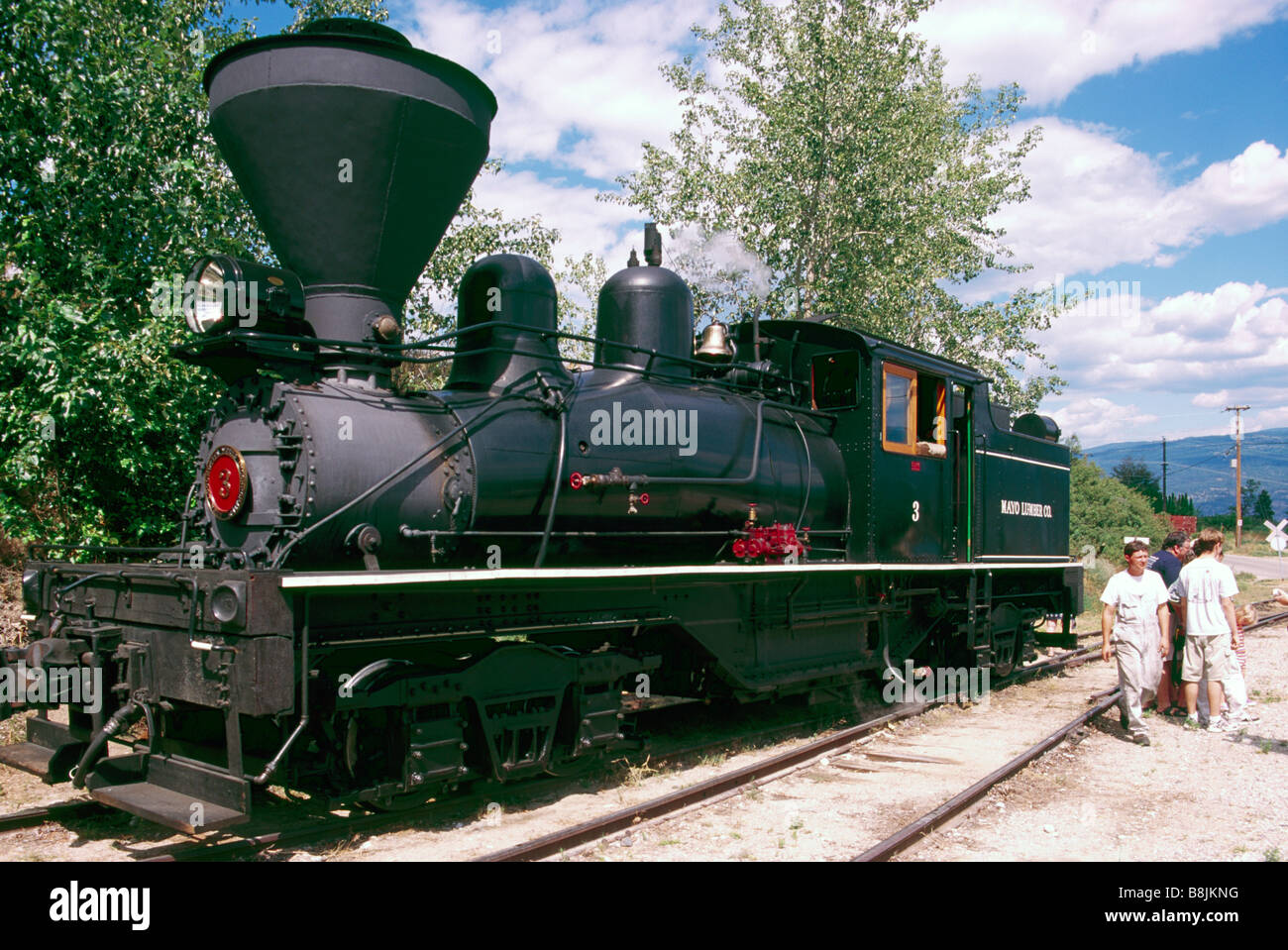 A Restored 1924 Shay Steam Locomotive on the Historic "Kettle Valley ...