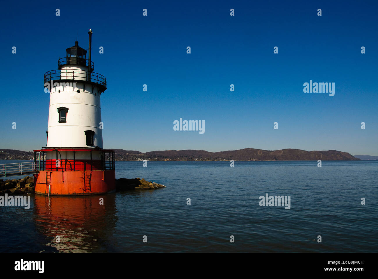 Lighthouse on the Hudson River Stock Photo - Alamy