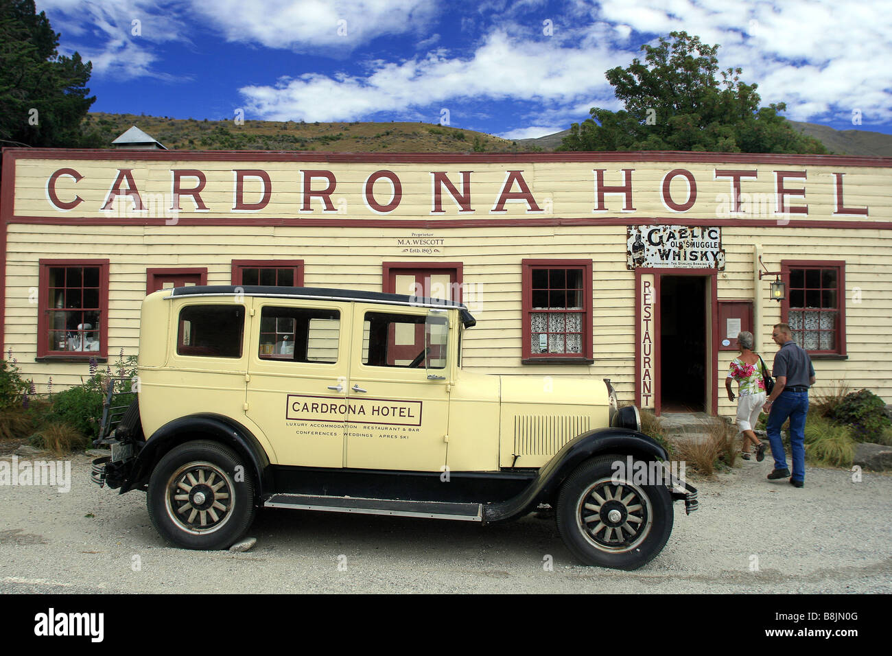 Historic Cardrona Hotel, New Zealand Stock Photo - Alamy