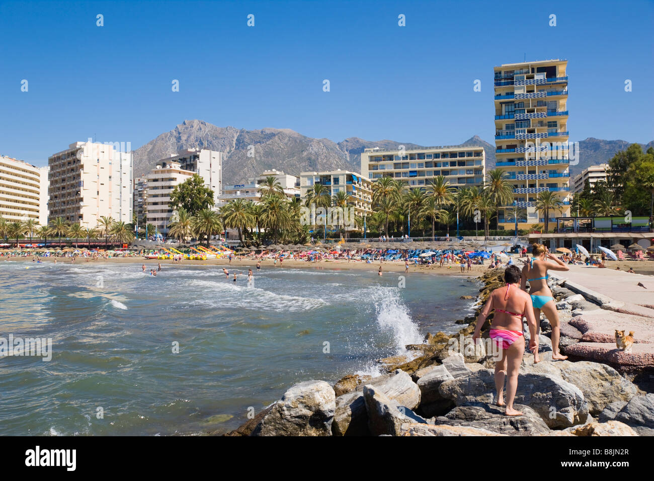 Fontanilla beach marbella hi-res stock photography and images - Alamy