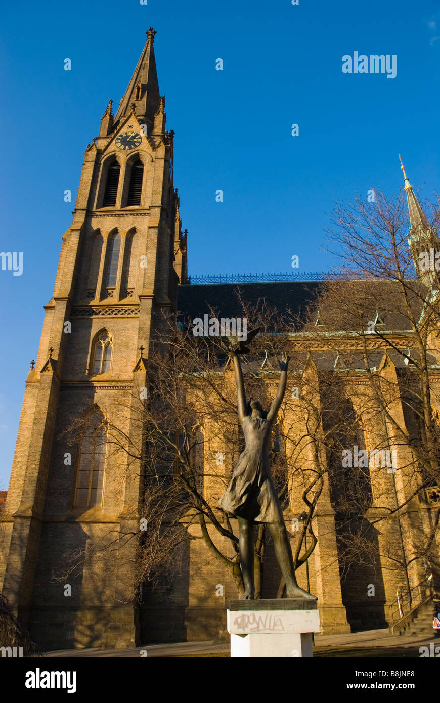 Peace statue at namesti miru square hi-res stock photography and images ...