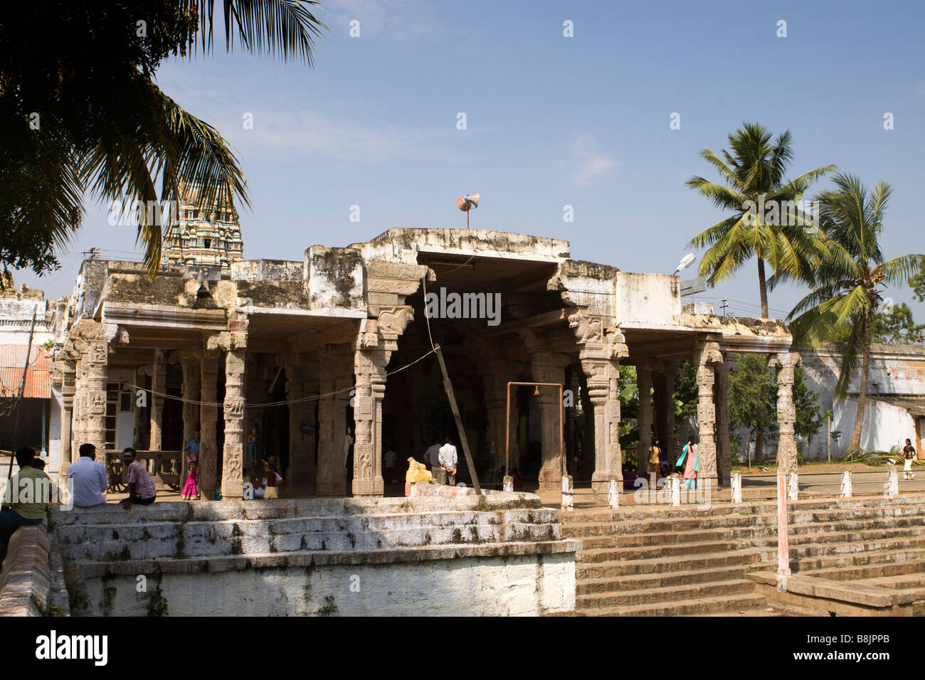India Tamil Nadu Madurai Thiruchuli Village temple Stock Photo - Alamy