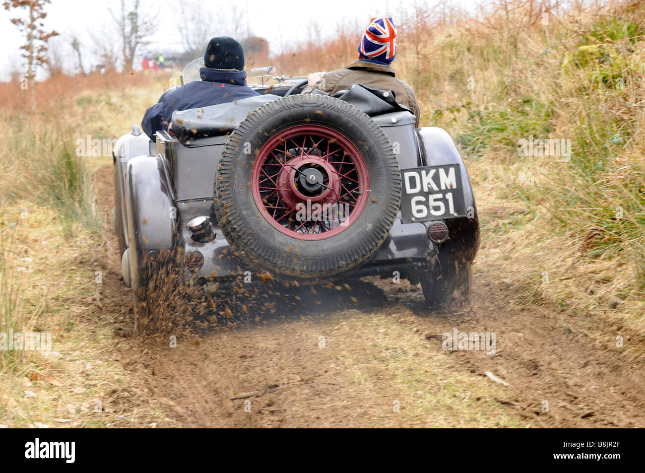VSCC Exmoor Fringe Trial 21st February 2009 Batten V8 3662cc 1937 Stock ...