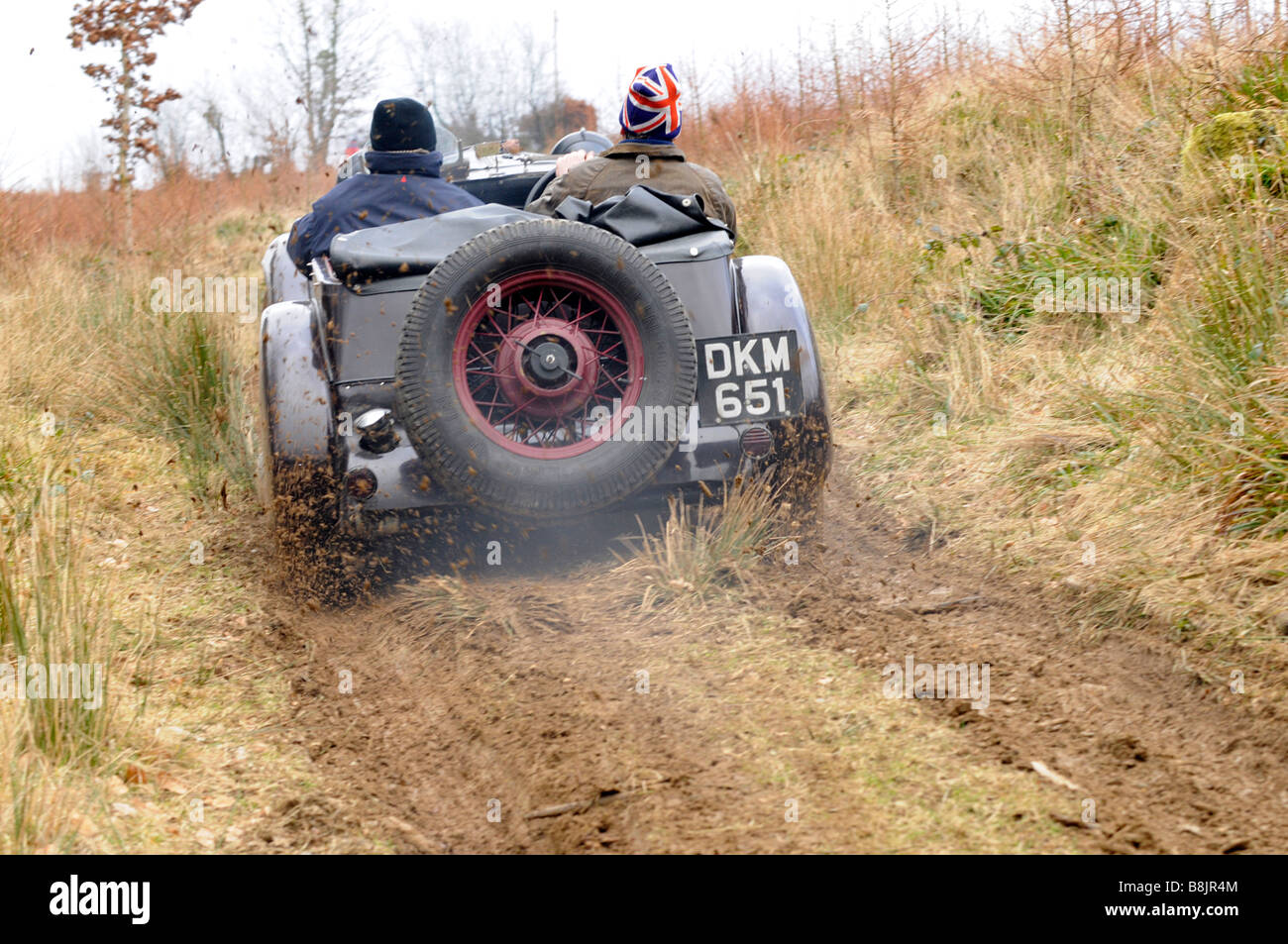 VSCC Exmoor Fringe Trial 21st February 2009 Batten V8 3662cc 1937 Stock ...