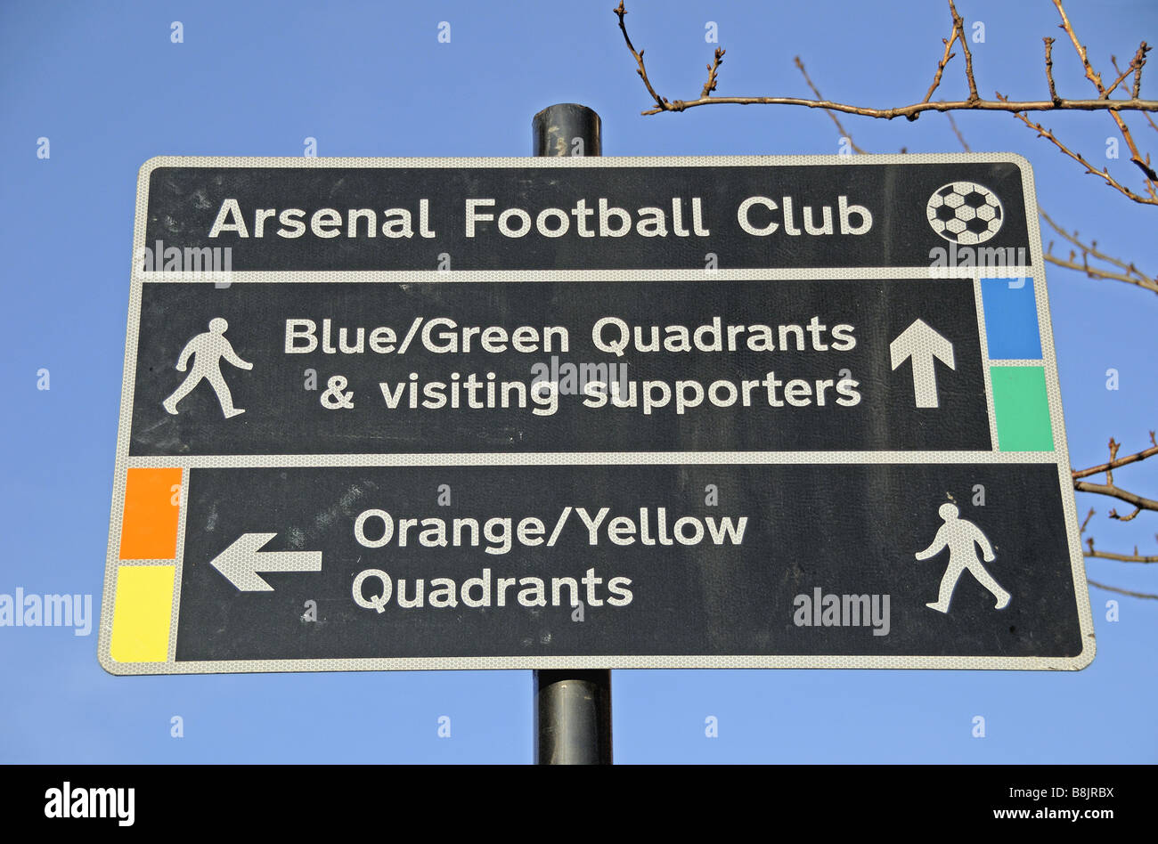 Football sign hi-res stock photography and images - Alamy