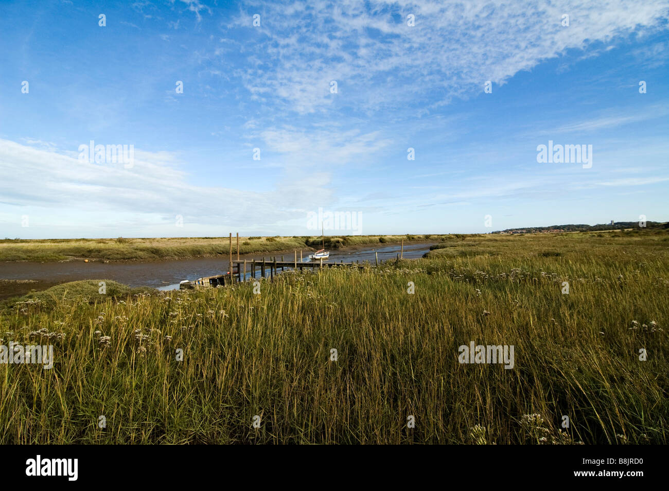 Autumn afternoon at Morston Quay North Norfolk Stock Photo - Alamy
